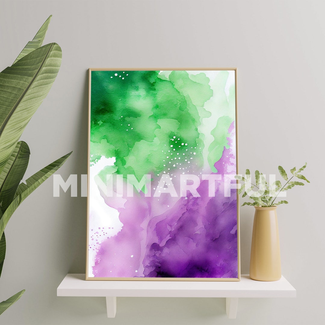 Queer Pride Flag Subtle Art Print, Genderqueer Pride Wall Art Poster ...