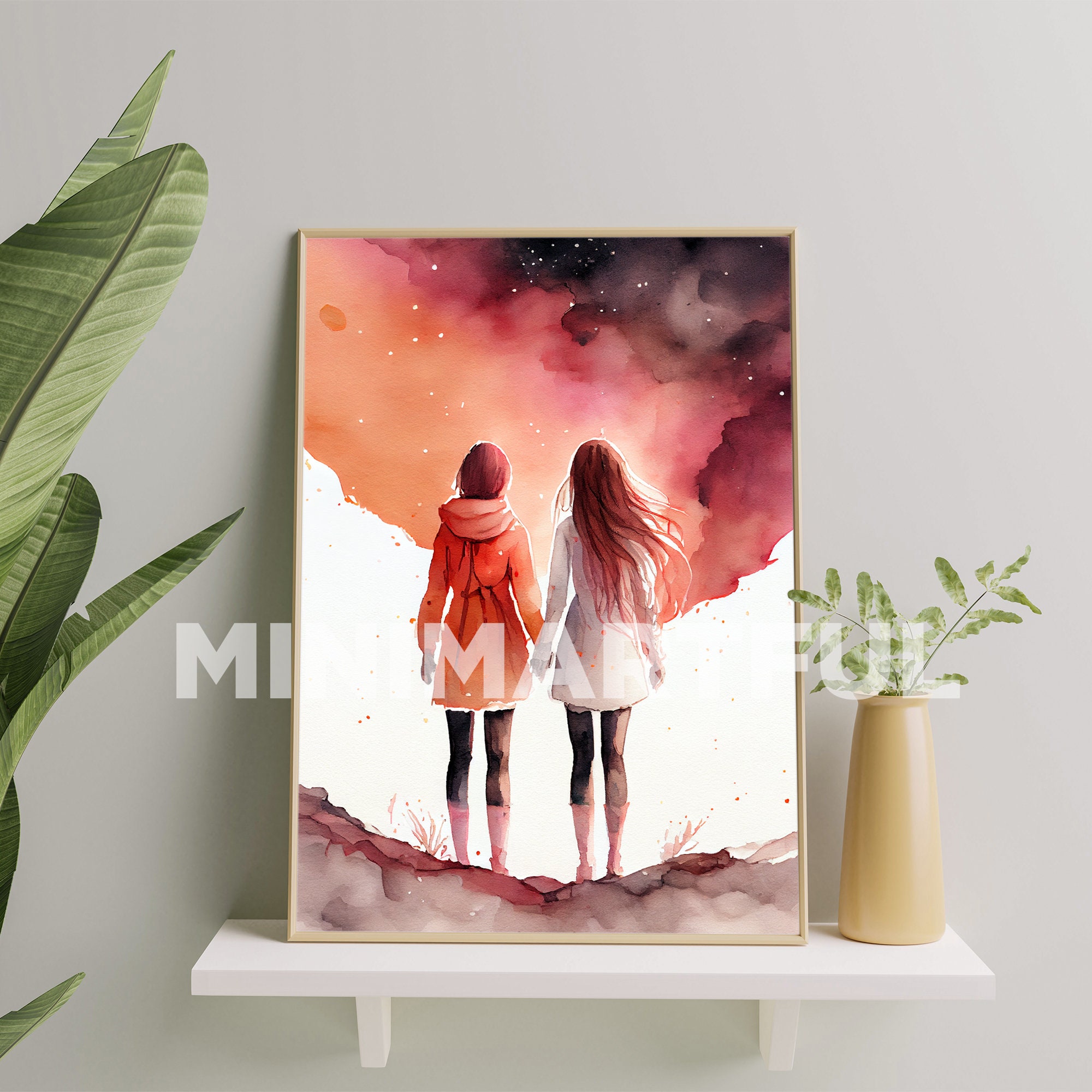 Lesbian Art Print Lesbian Wall Art Poster Lesbian Poster Etsy