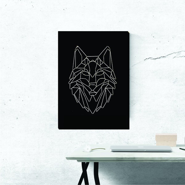 String Art Wolf - Etsy