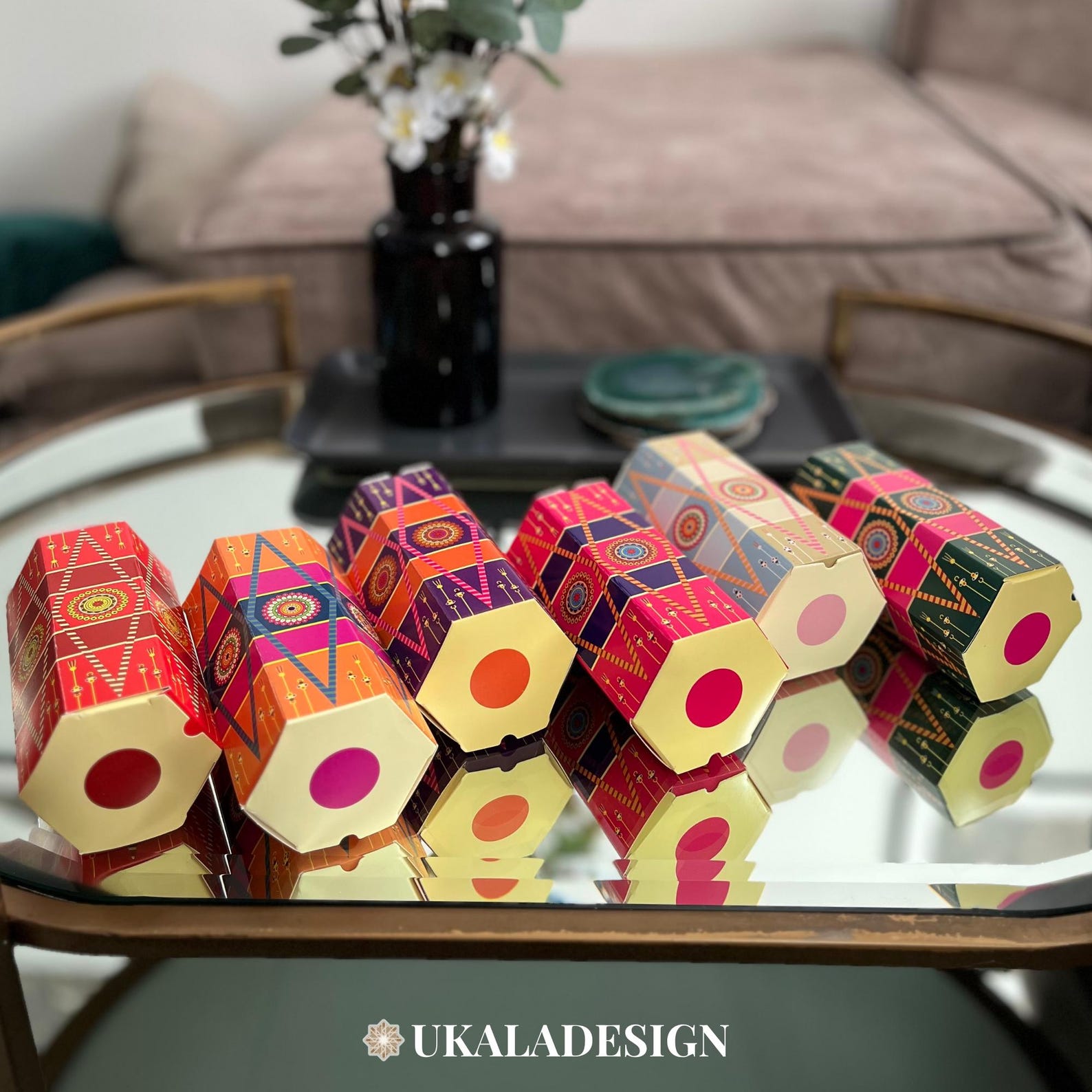 Mixed Colour Dholki Favour Boxes, Mendhi Dhol Wedding Favours, Asian ...