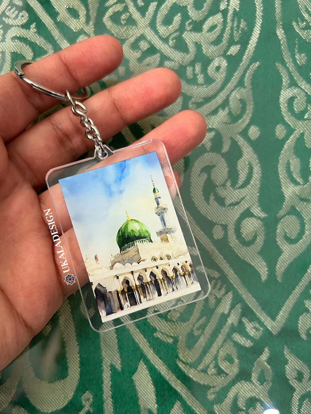Masjid-an-nabawi Keyring, Islamic Design Keychain Gift Medina/saudi ...