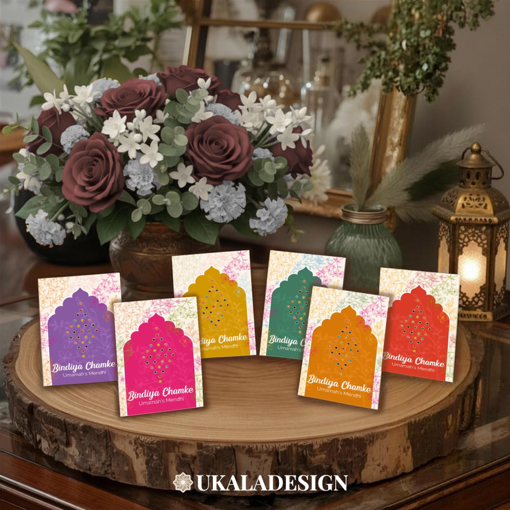 Bindiya Chamke, Bindi Cards - Mehrab-e-gul - Mehndi, Haldi & Pre ...
