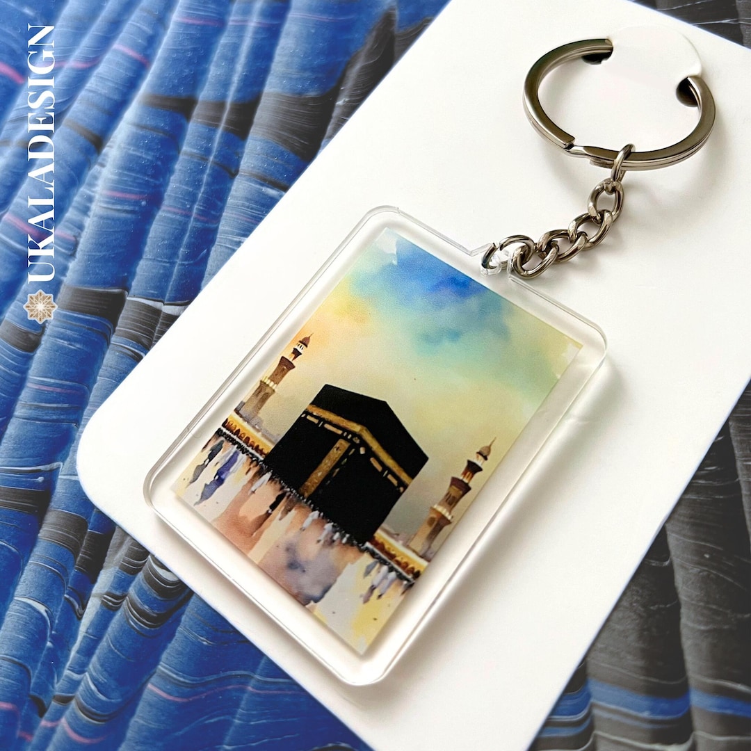 Kaaba Keyring, Intricate Islamic Design - Keychain Gift - Makkah/saudi ...