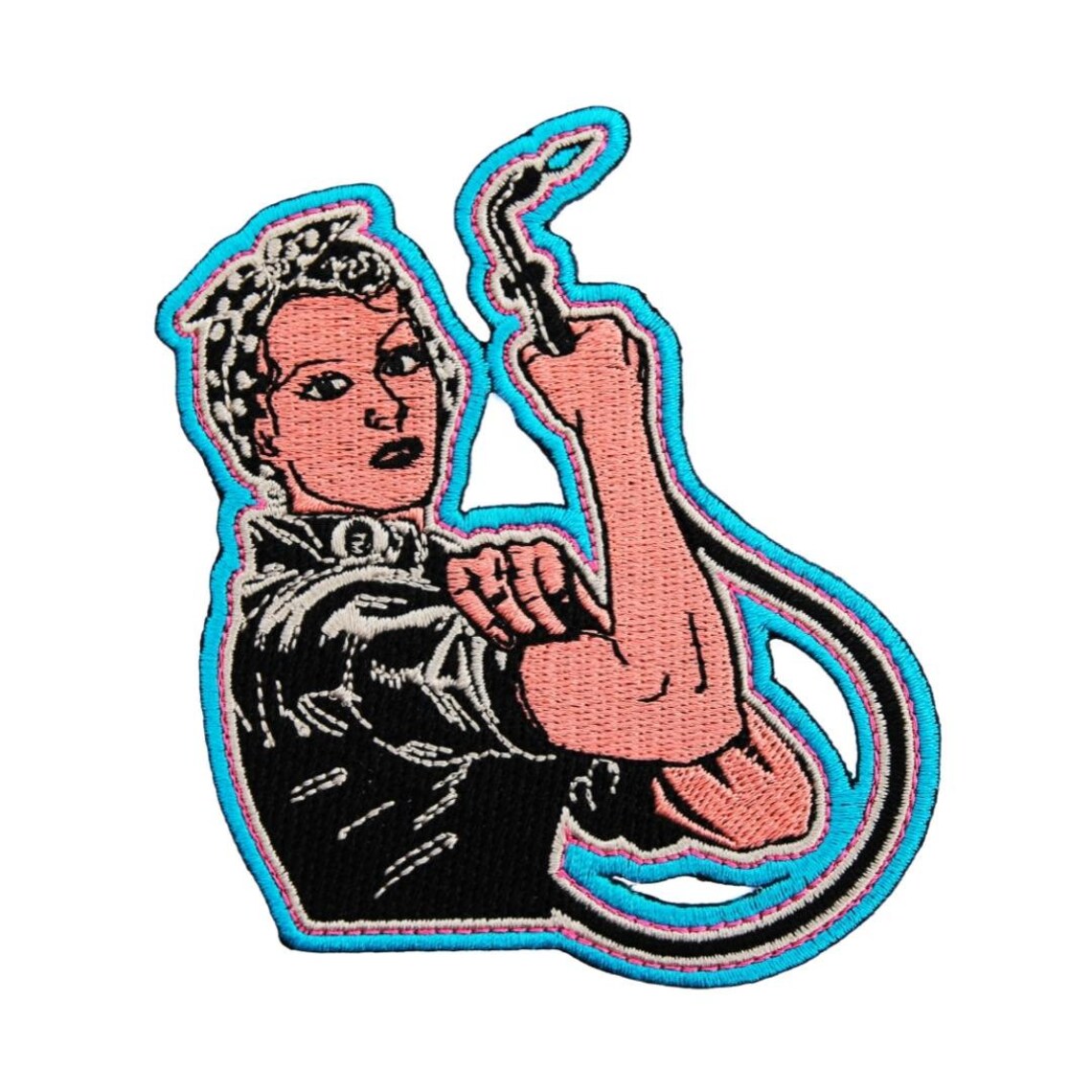 Rosie the Riveter Inspired Iron on Patch for Welding Woman and Iron ...