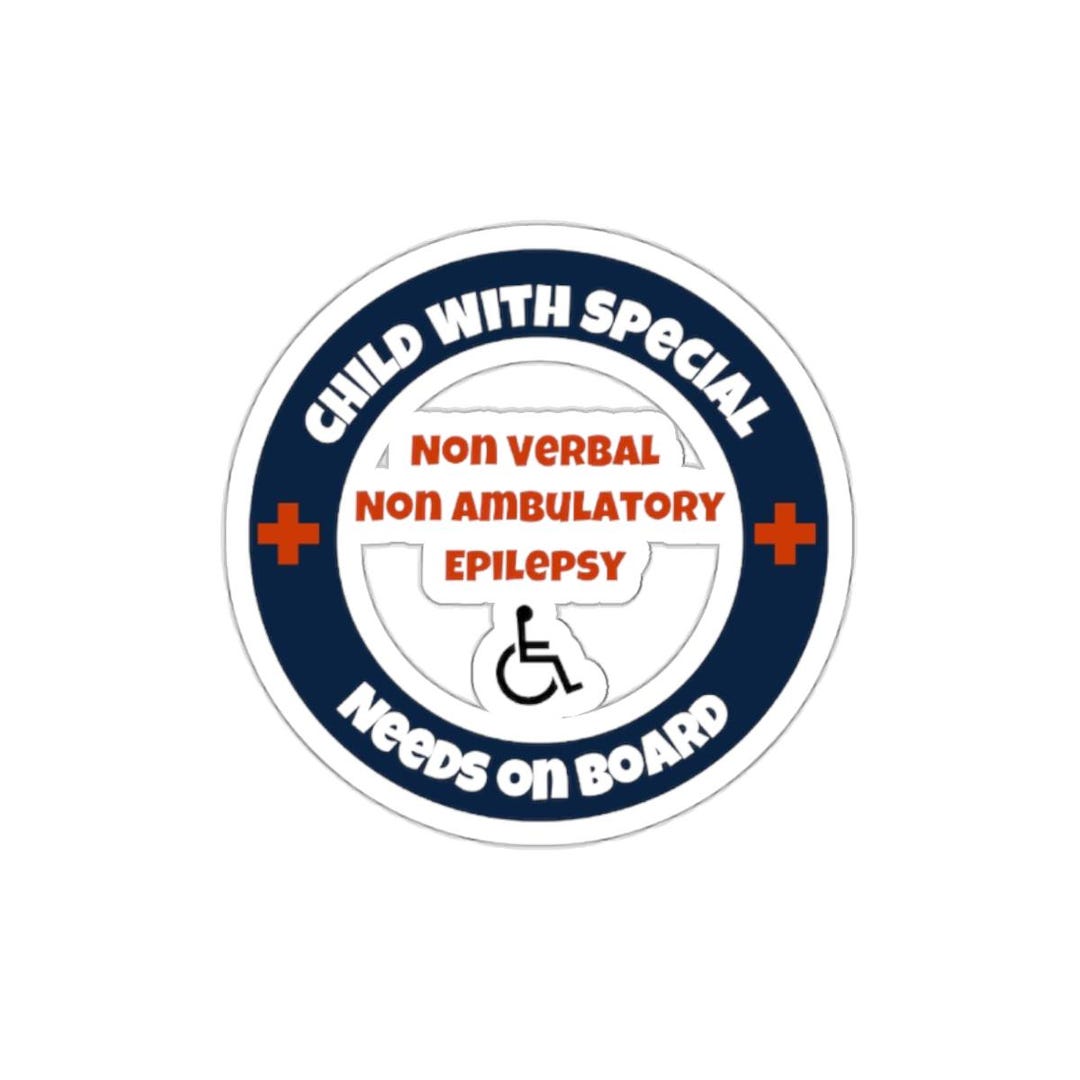 Special Needs Child Vehicle Decal: Emergency Alert Sticker - Etsy