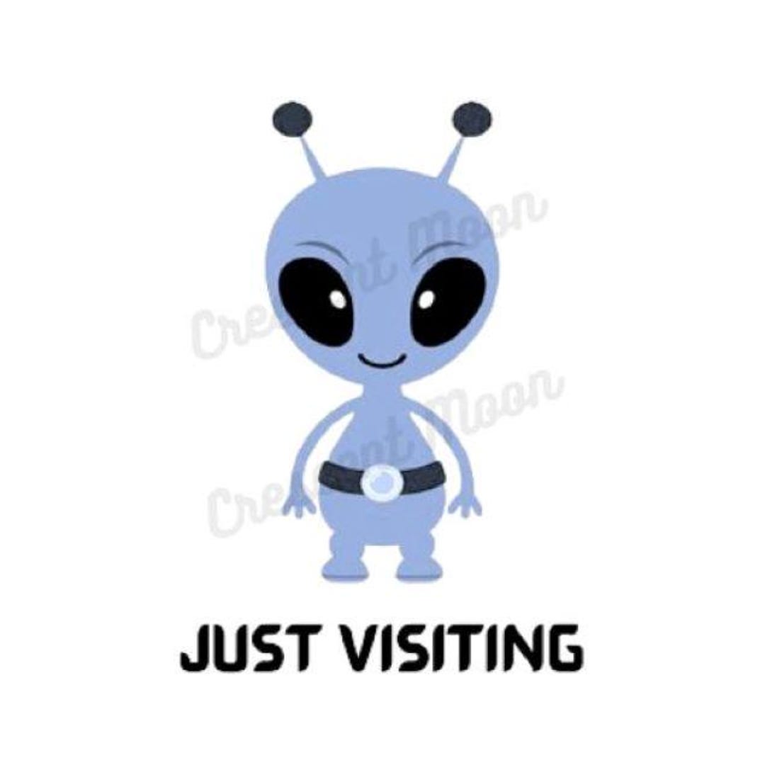 Alien Vinyl Sticker - Space Decor - Etsy