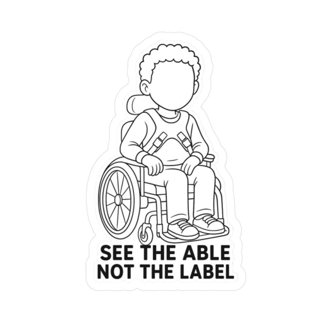 See the Able Not the Label Boy Sticker Neurodiversity Inclusion Sitcker ...