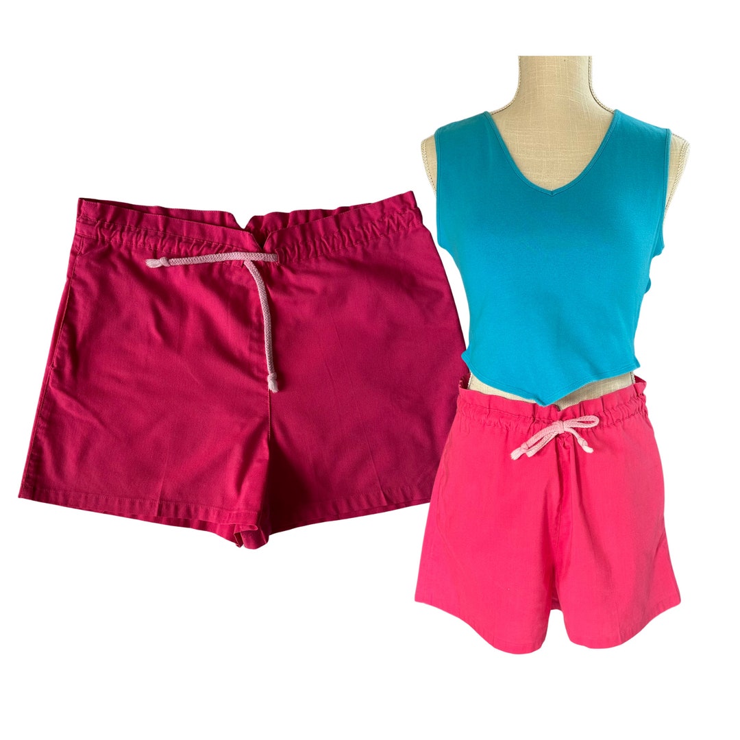 Women's Shorts Sm - 80's Hot Pink Short Shorts - Eco-friendly Shop ...