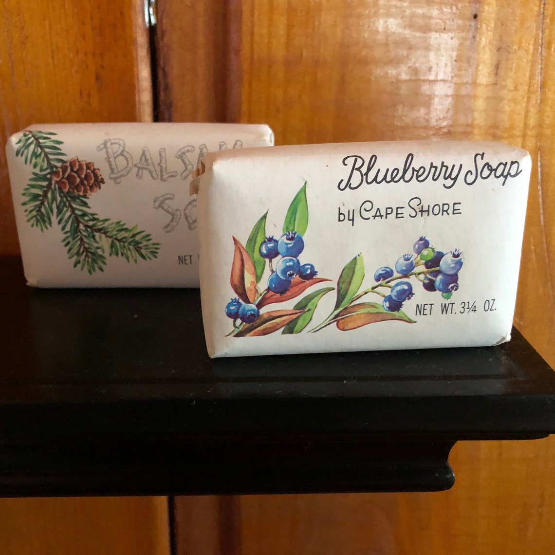 Soap Bars by Cape Shore Balsam, Blueberry Soaps, Set 2 Vintage Soaps ...