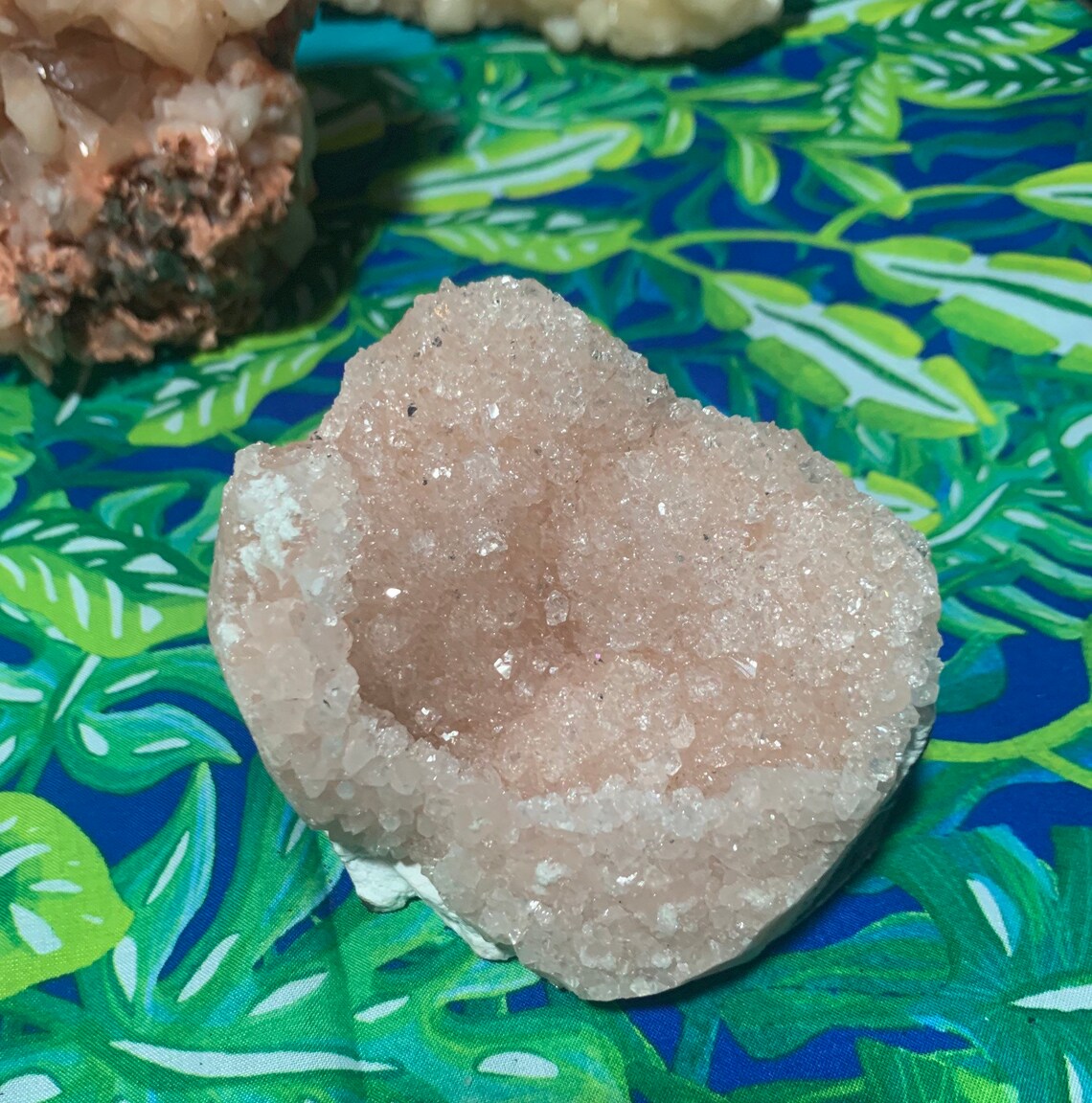 Gorgeous Pink Apophyllite Geode - Etsy