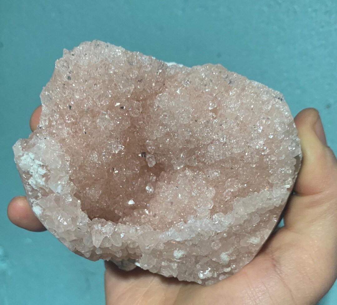 Gorgeous Pink Apophyllite Geode - Etsy