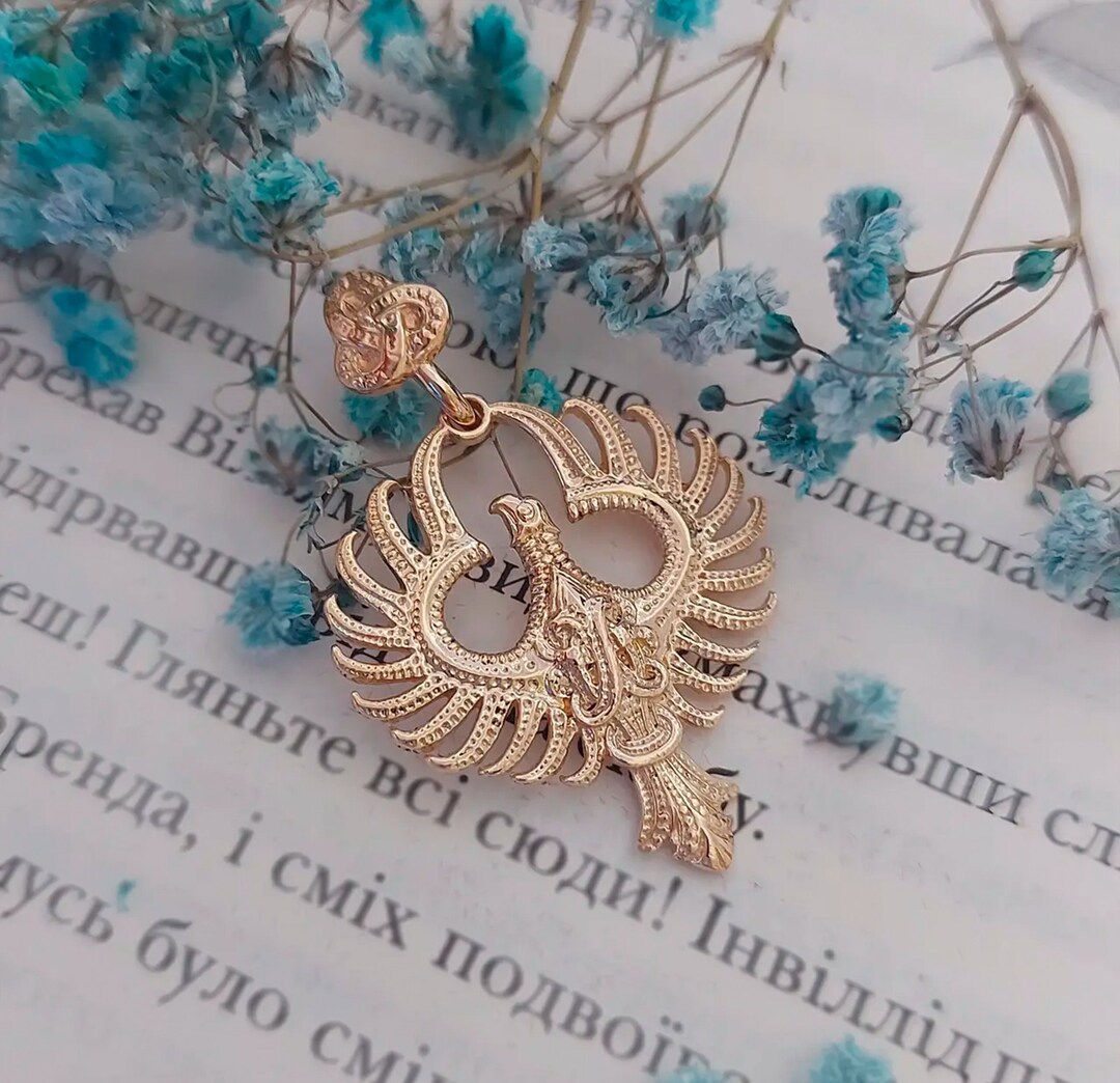 Rise of the Phoenix Necklace – Rising Phoenix Pendant • Fantasy Fairy ...