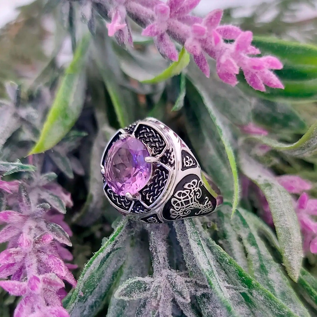 Yggdrasil Tree of Life Ring - Viking Dragon Ring - Unisex Norse Jewelry ...