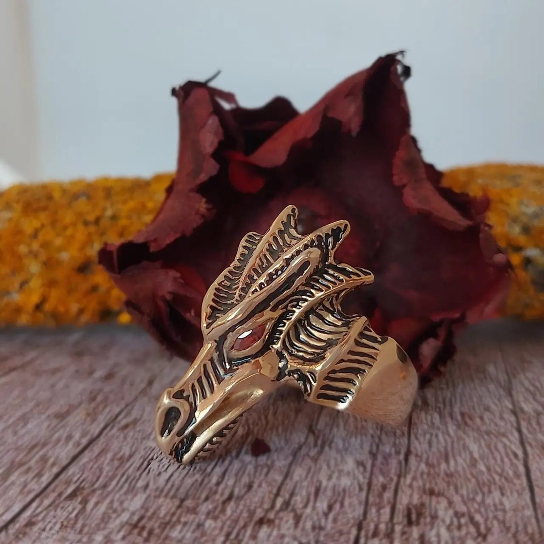 Unique Adjustable Dragon Ring - Fantasy-inspired Jewelry for Men and ...