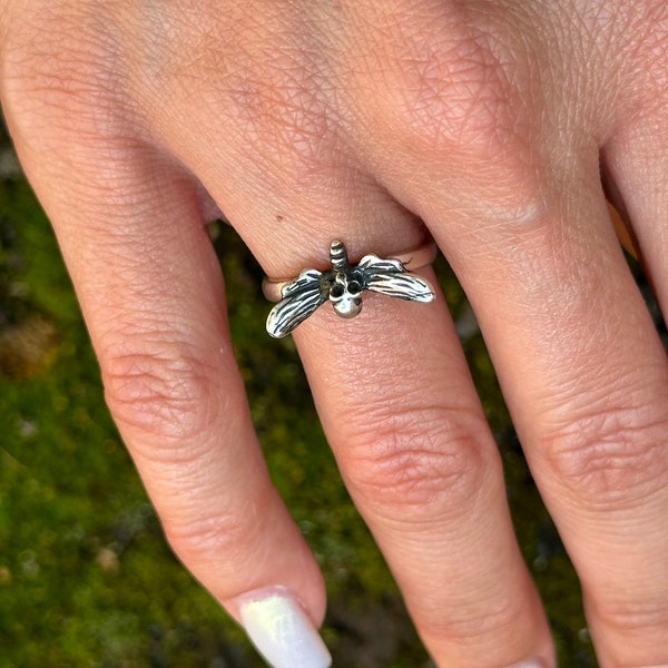 Moth Ring - Etsy