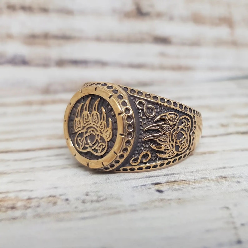 Viking Bear Paw Ring Warrior Berserk Ring - Etsy