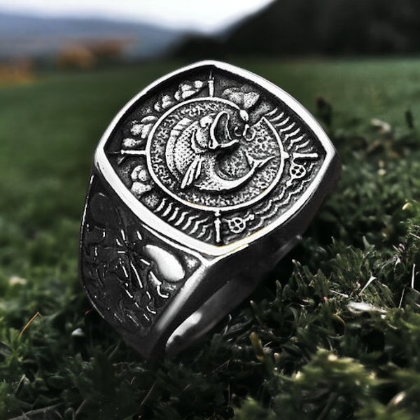 Fisherman Ring - Etsy