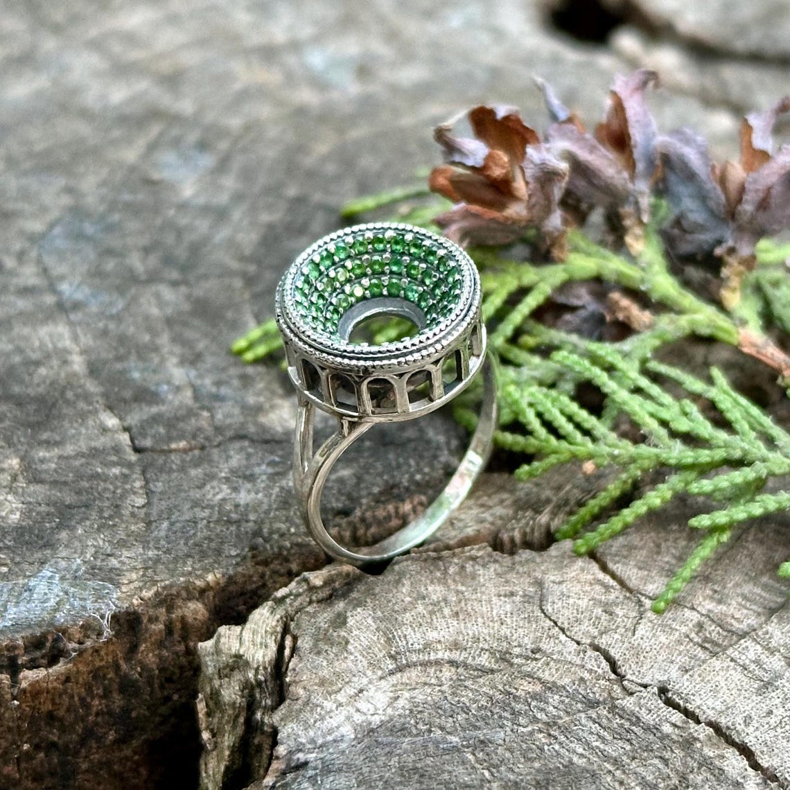 Roman Colosseum Inspired Silver Ring - Ancient Wonder Fashion Accessory ...