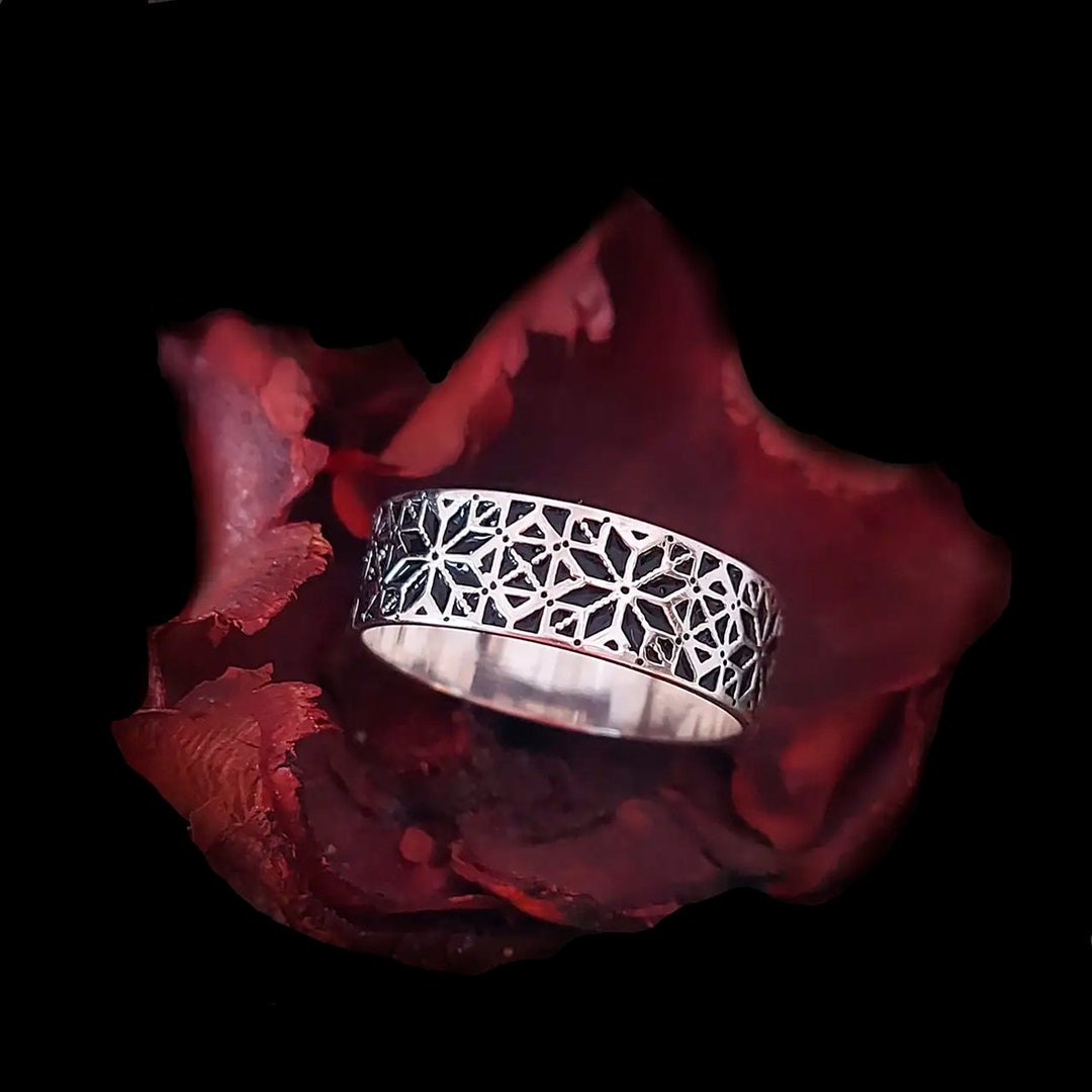 Ukraine Ornament Ring Ukrainian Embroidery Ring Ukrainian Ring - Etsy