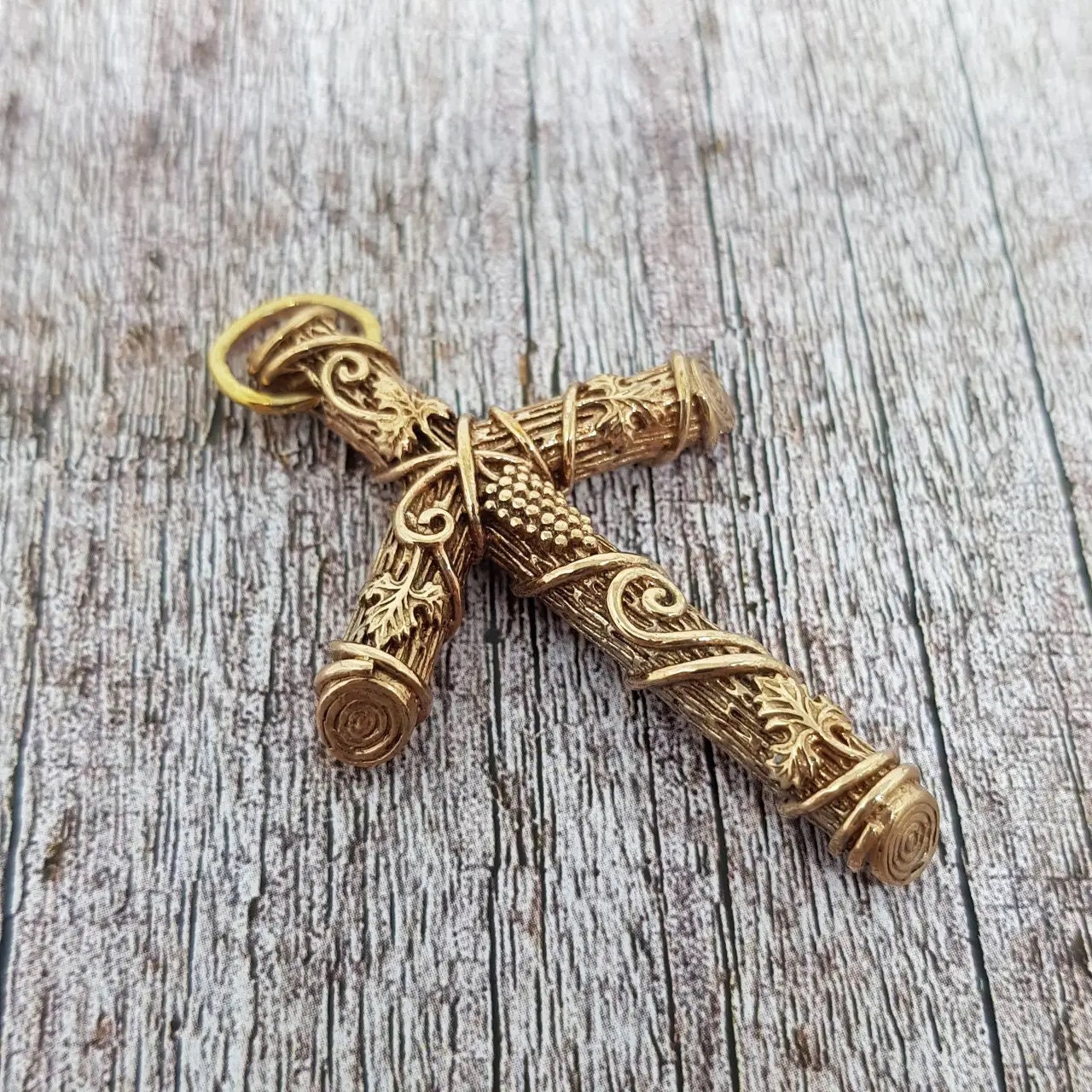 Viking Rune of Tyr Cross Pendant Norse Necklace - Etsy