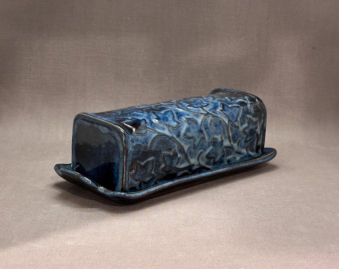 Cobalt Blue Butter Dish - Etsy