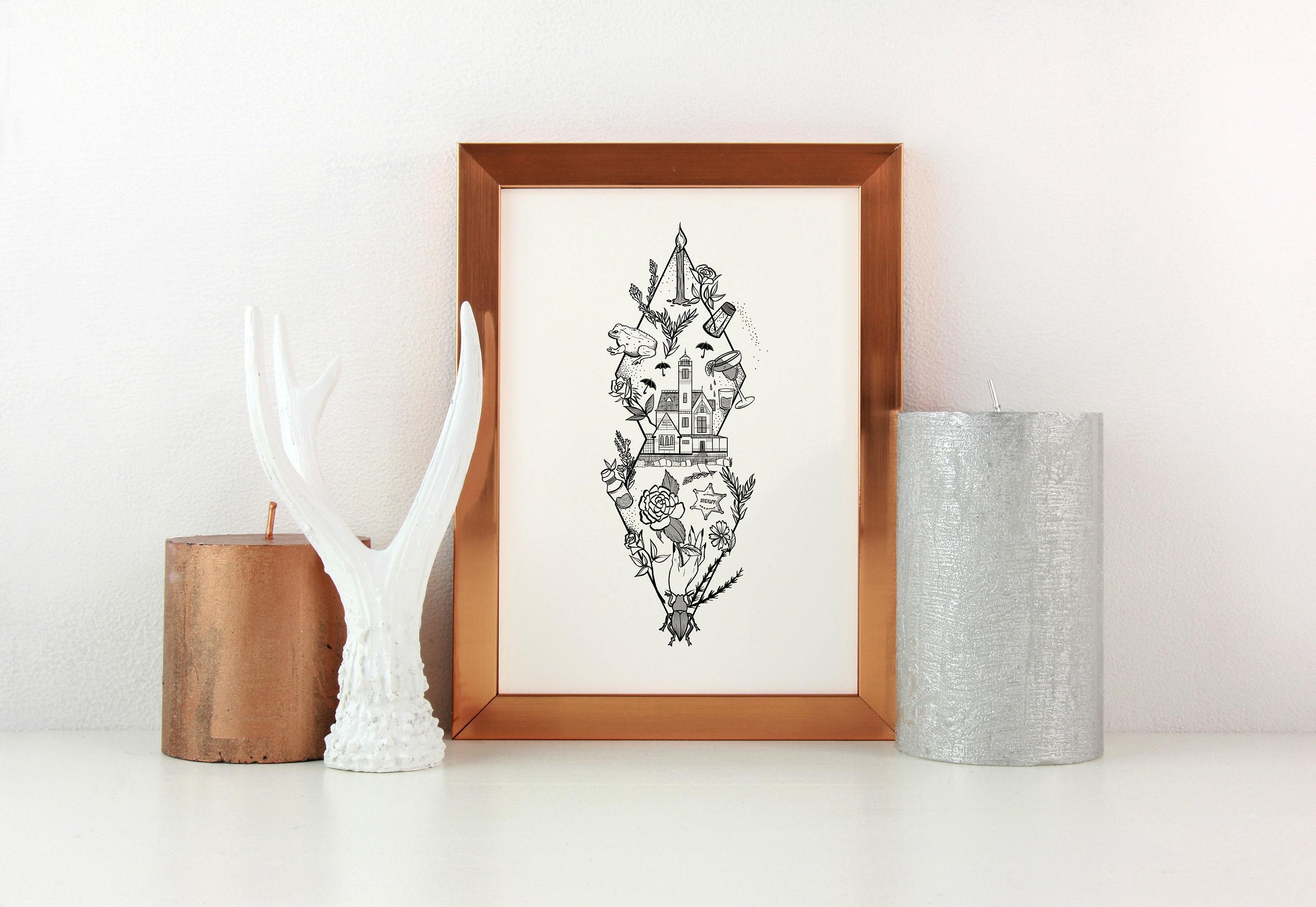 Practical Magic Downloadable Print Black and White | Etsy