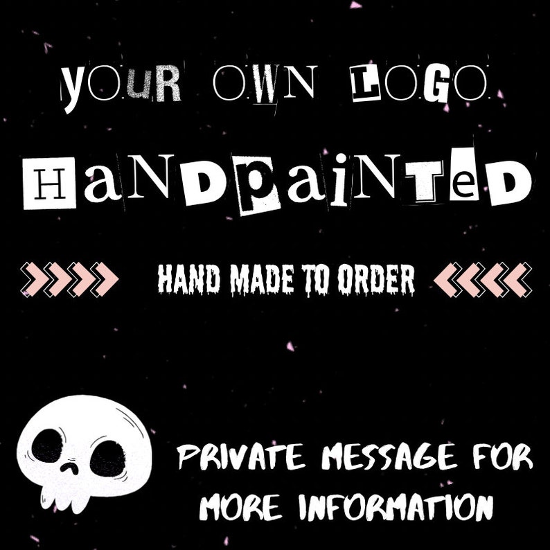 Custom Hand Painted Logo :) - Etsy