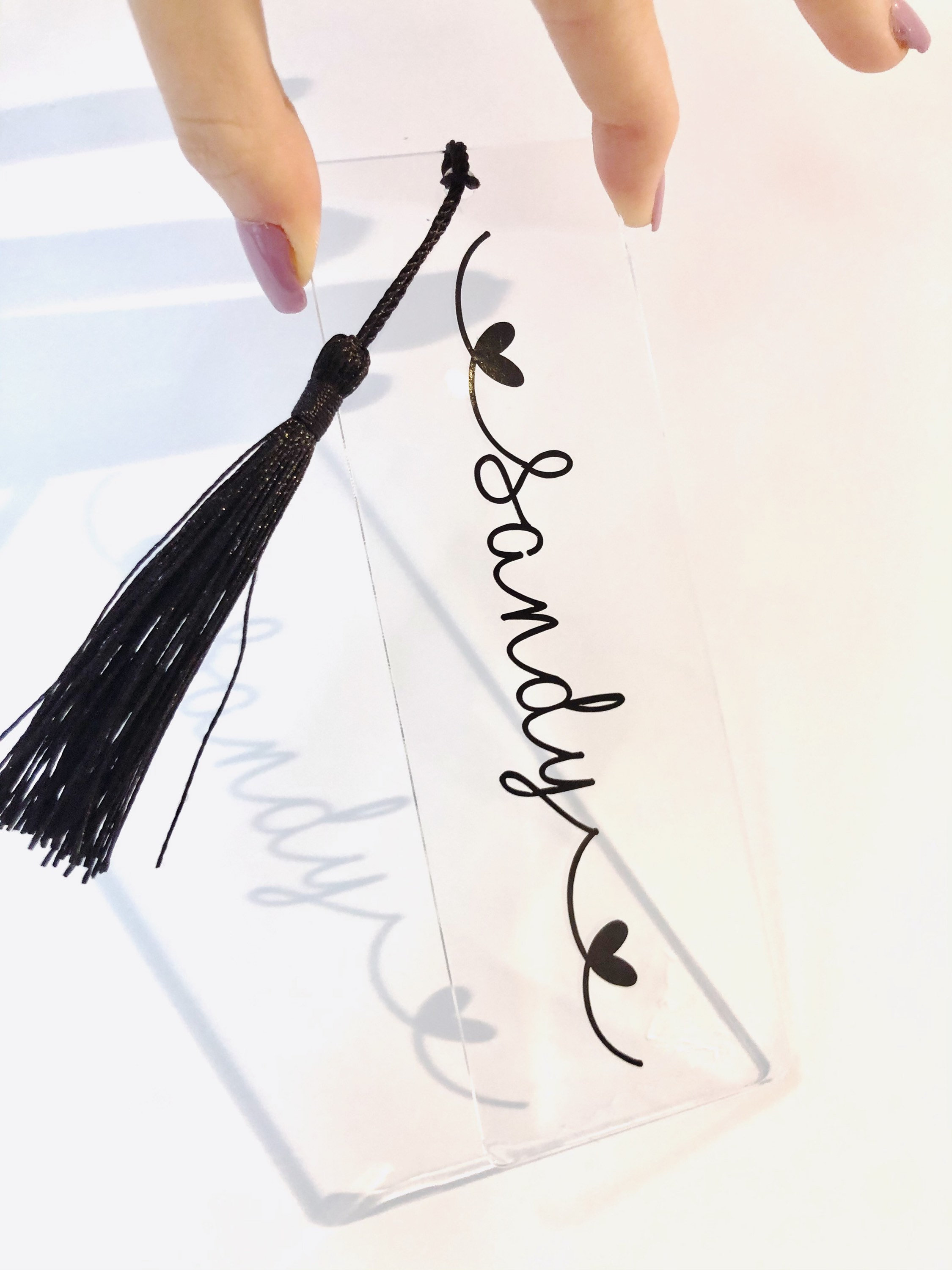 Acrylic Bookmark Paint Bookmark Bookmark For Her Etsy acrylic-bookmark-paint-bookmark-bookmark-for-her-etsy