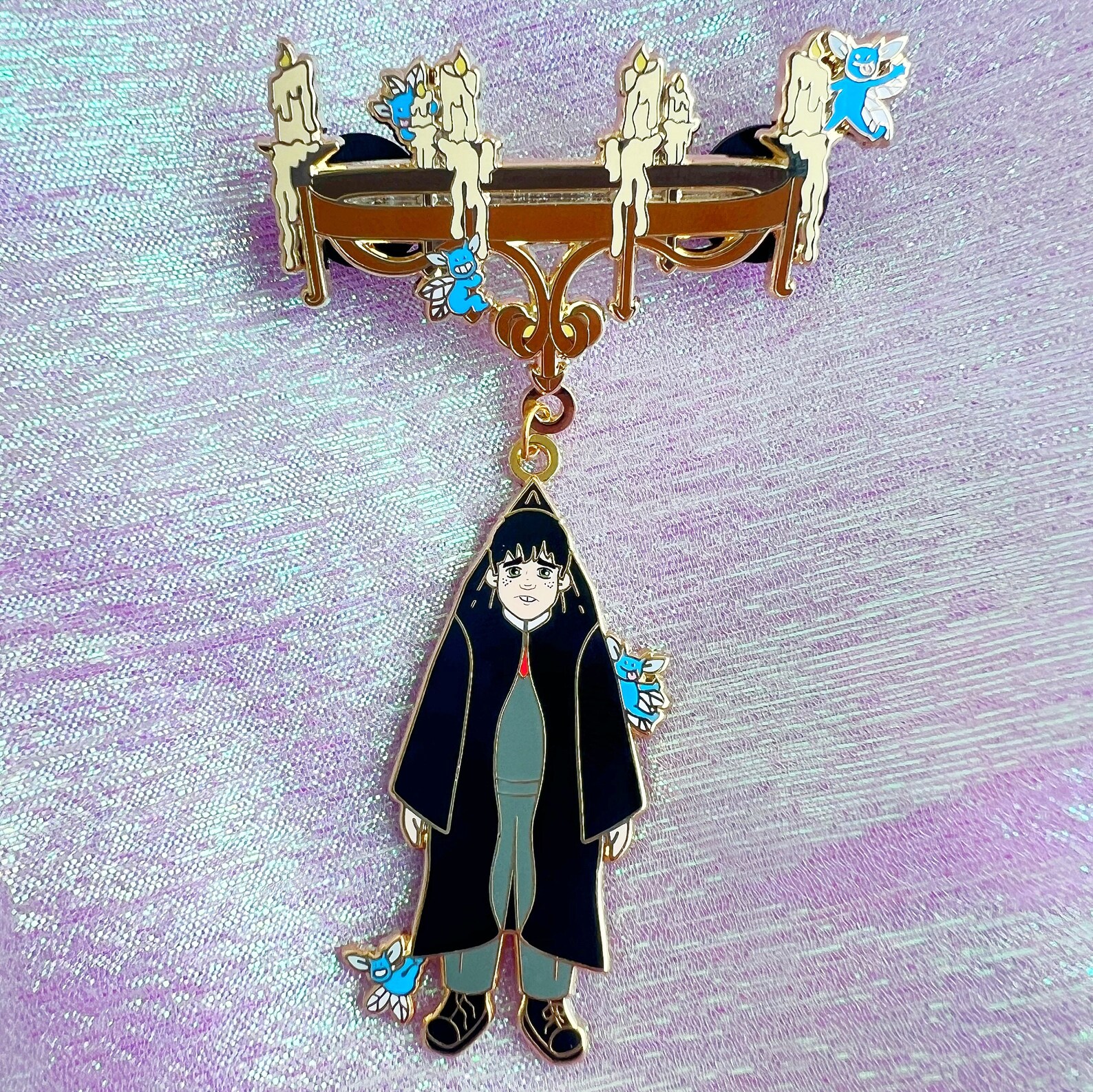 Unfortunate Pixie Boy Dangling Pin - Etsy