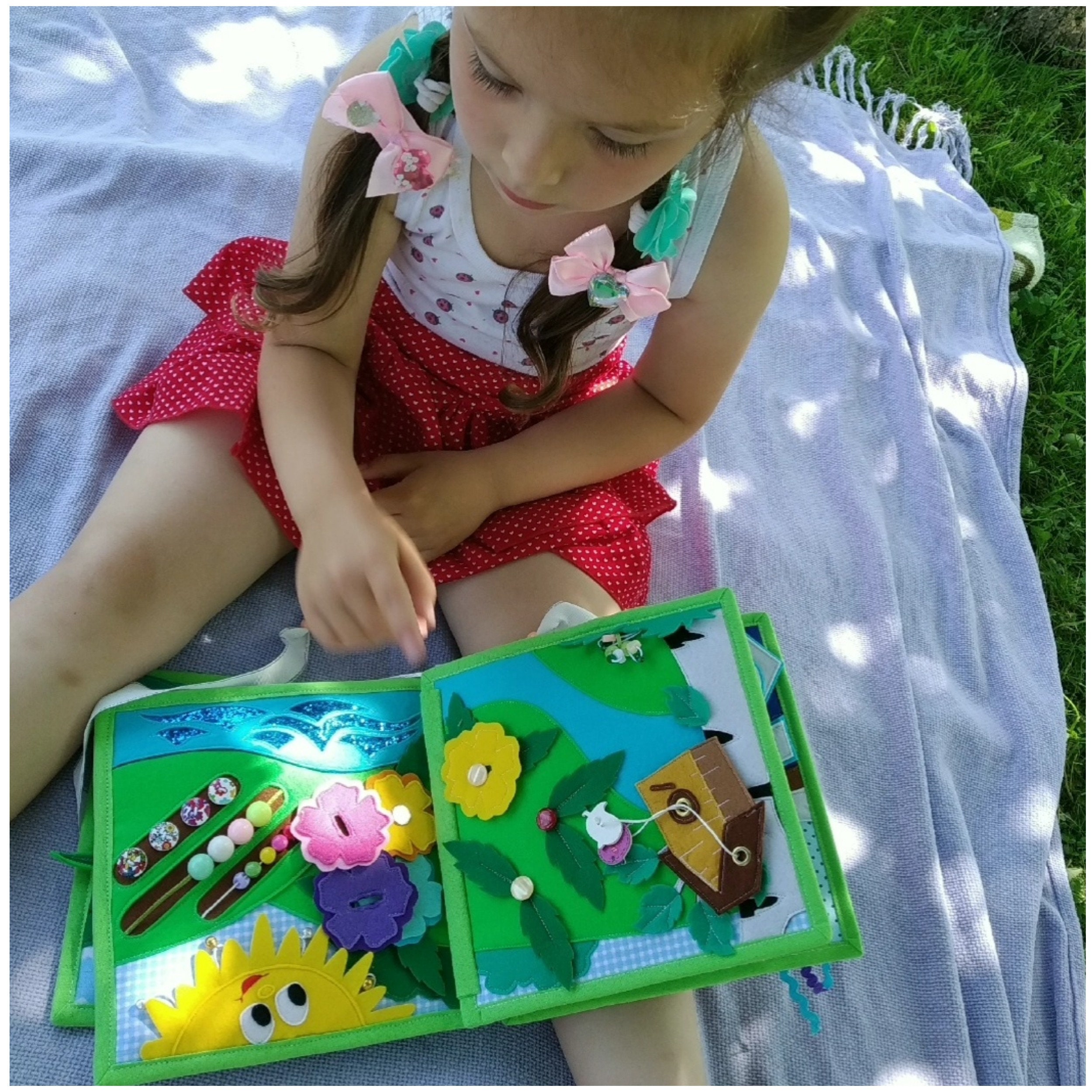 Quiet Book Felt Busy Book Felt Sensory Toy Montessori Toy Toddler ...