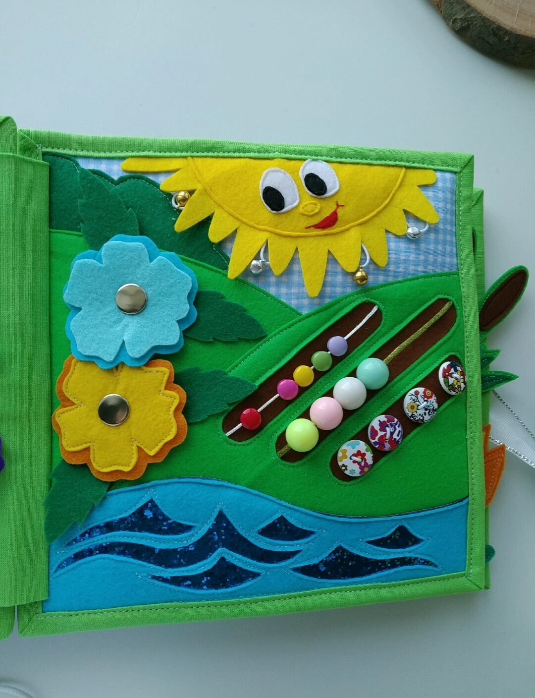 Felt Quiet Book: Spring Fabric Sensory Montessori Toy - Etsy