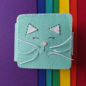 Rainbow Cat Quiet Book PDF Pattern: Learn Colors, Fine Motor Skills ...