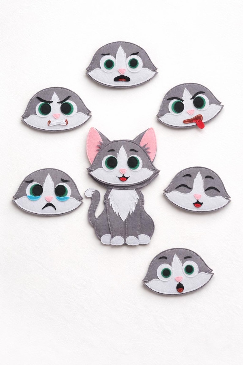 DIY Felt Emotions Toy Pattern | PDF Sewing Pattern for Toddlers ...
