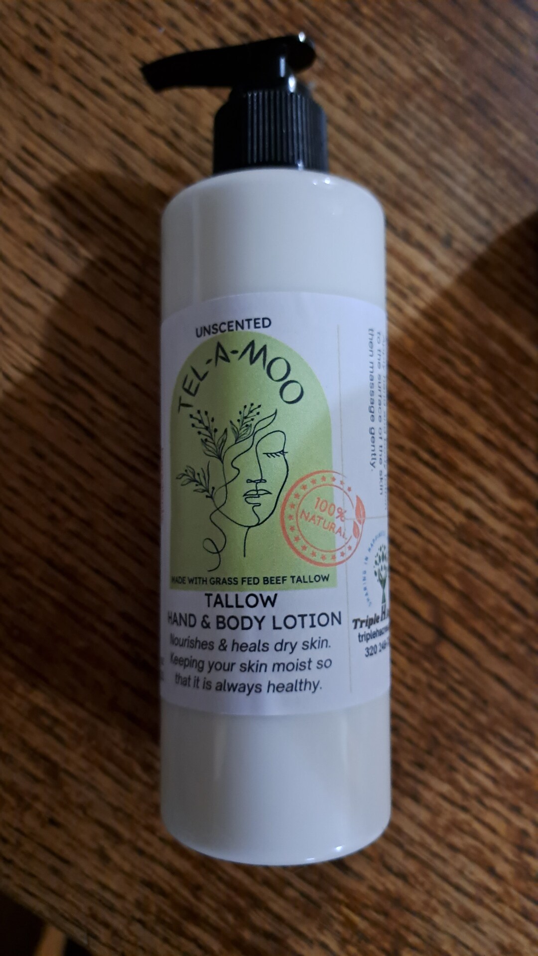 Tal-a-moo Lotion (8 OZ.) Made With Grass Fed Tallow - Etsy