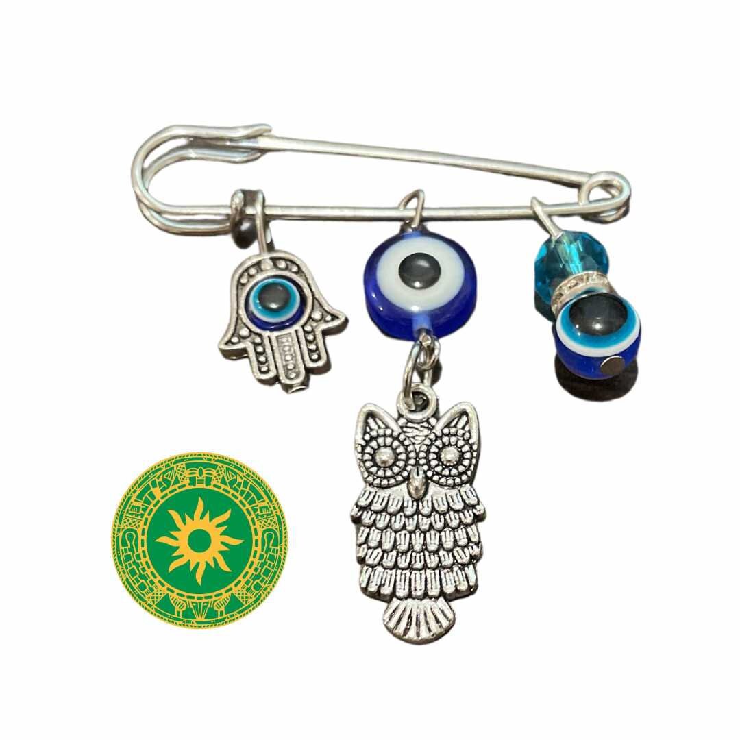 AMULET OWL AND EYES - Etsy