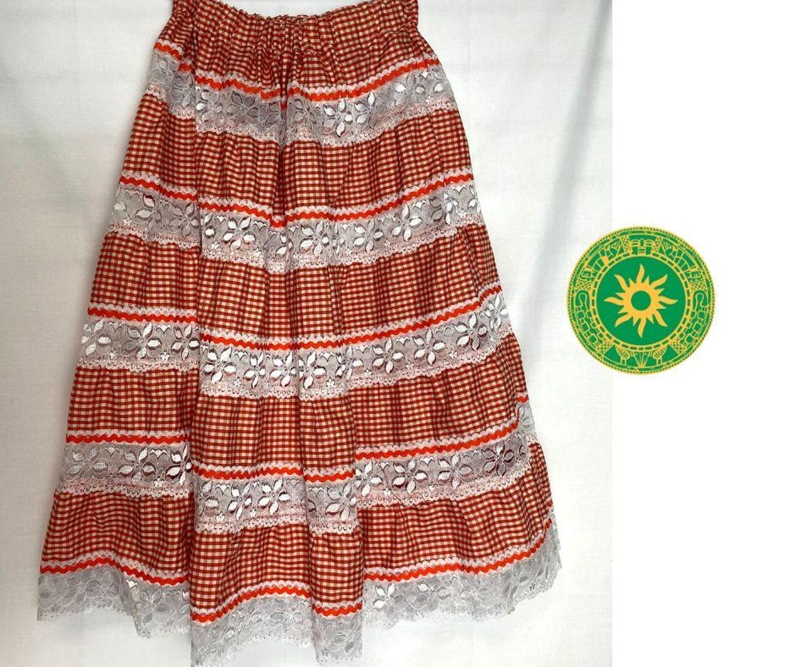 ORANGE GUINGA SAYA - Etsy