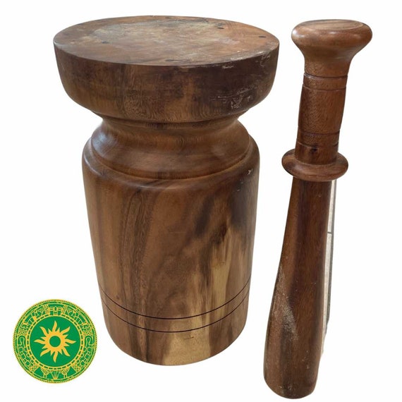 PILON 100% WOOD WITH Its Mortar. | Etsy