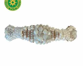 Ilde Mazo De Obatala/ Crown Obatala Bracelet / Manilla De Obatala ...