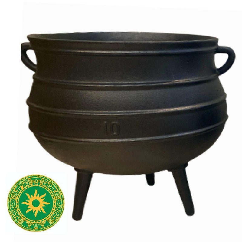 Large Cast Iron Cauldron - Etsy