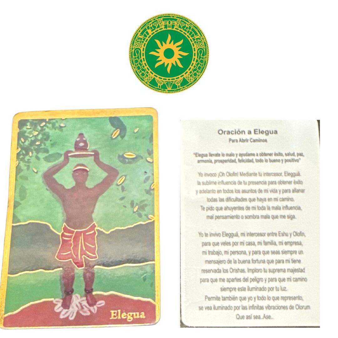 Prayer and Image of Chango With Dorado - Etsy