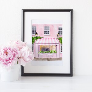 Digital Watercolor Street Shop, Exterior Illustration, Printable Art ...