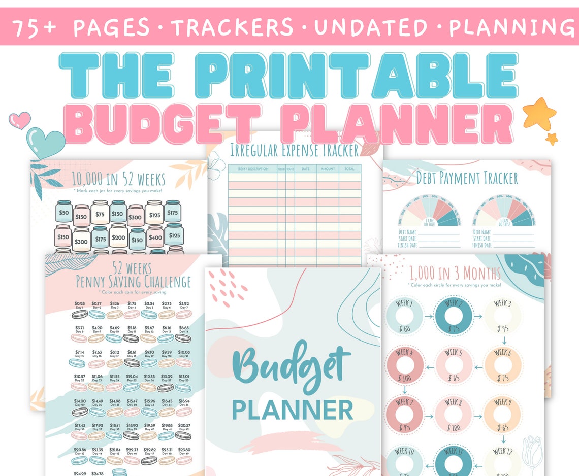 Printable Budget Planner | Budget Planner Printable | Budget Planner ...