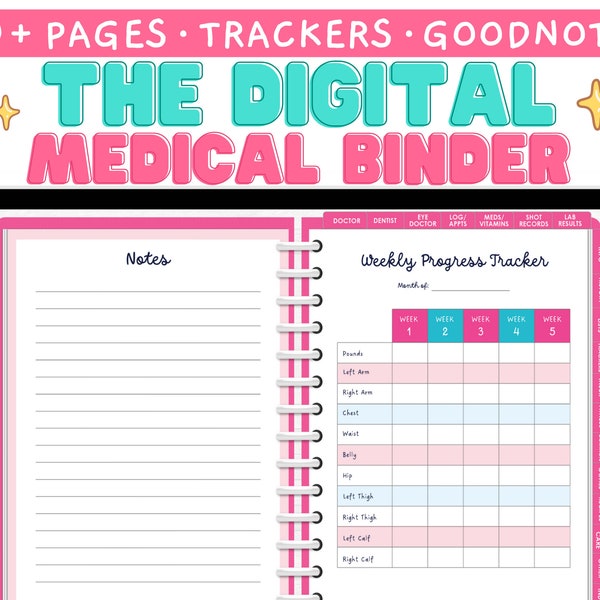 Medical Binder - Etsy