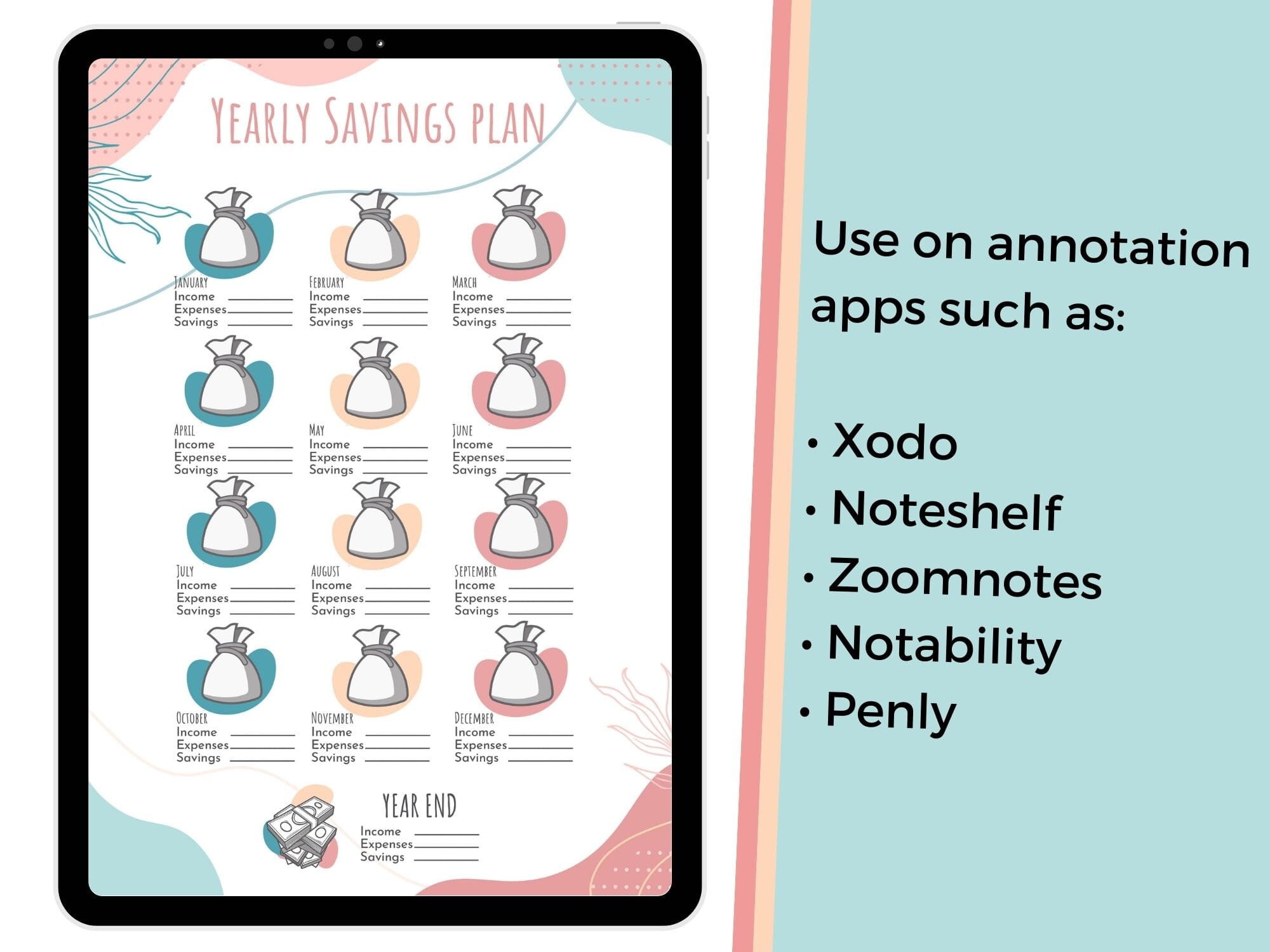 Digital Budget Planner Budget Planner Digital Finance - Etsy