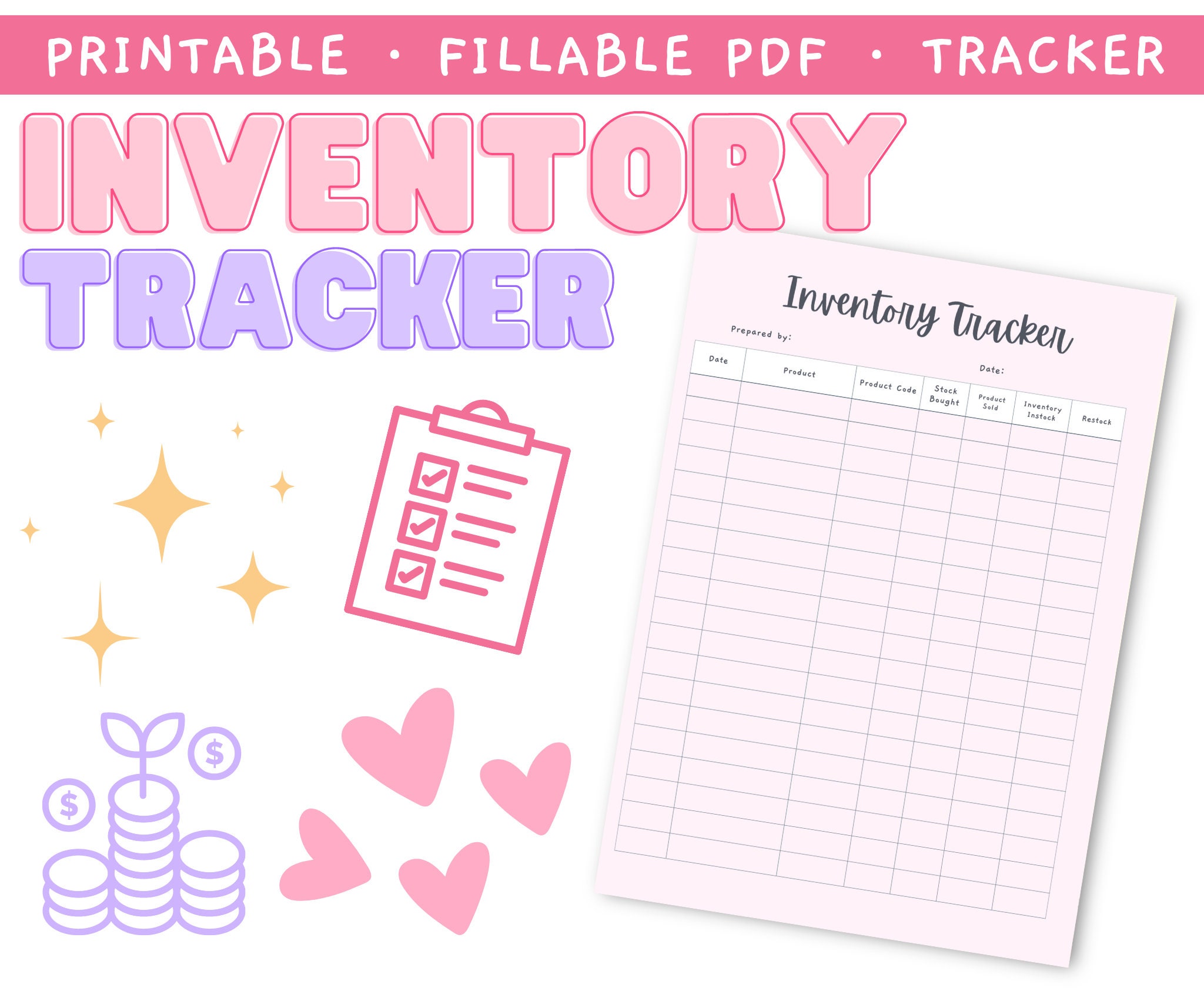 Inventory Tracker | Inventory Checklist | Inventory | Products ...