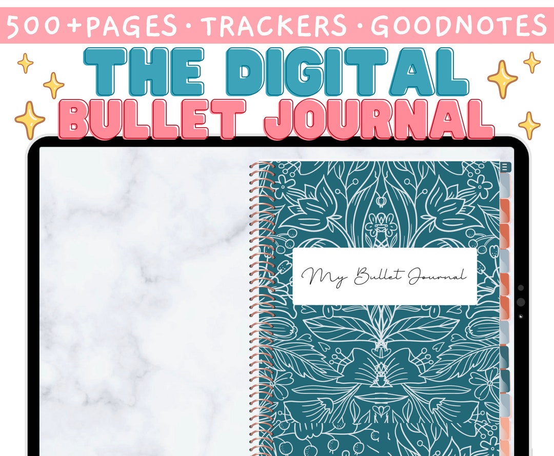 Digital Bullet Journal Premade Bullet Journal Digital Planner iPad ...