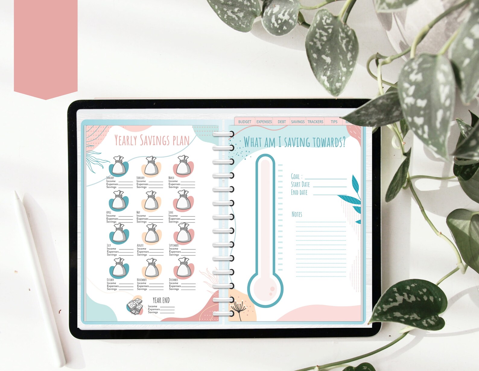 Digital Budget Planner Budget Planner Digital Finance - Etsy