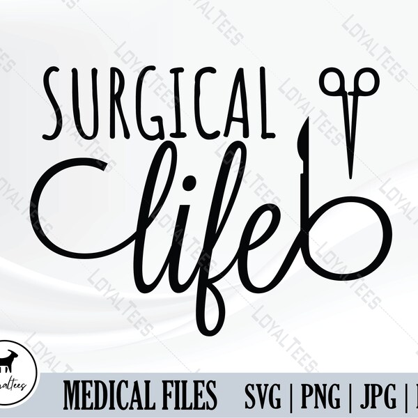 Surgical Life Svg - Etsy