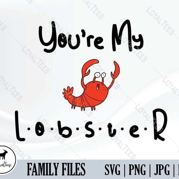 Lobster Friends Svg - Etsy