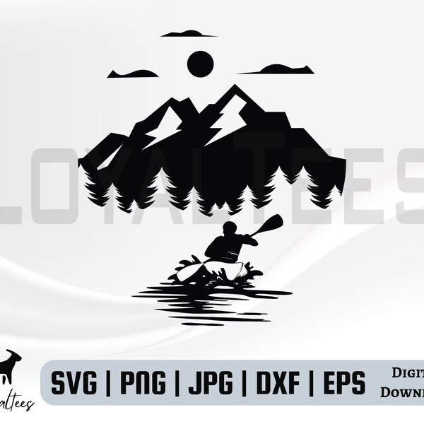 Kayak Svg - Etsy